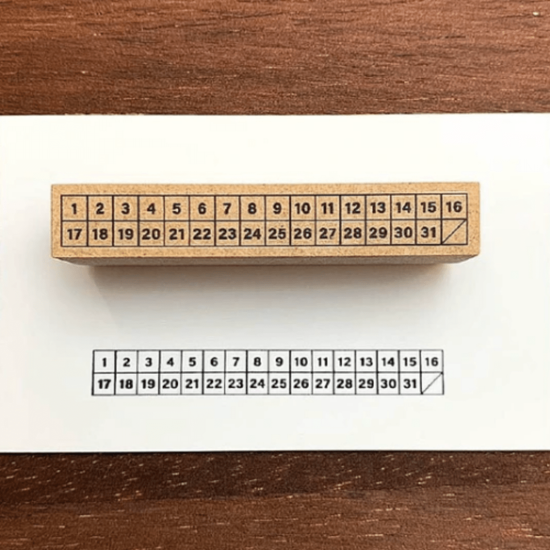 Decorative Stamp | Market Stamp | Horizontal Tracker – millenotes